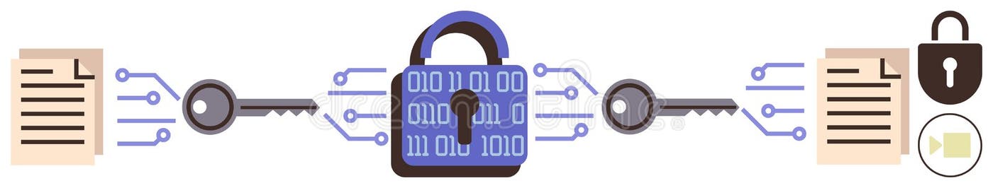 Digital Encryption Lock Stock Illustrations – 64,461 Digital Encryption ...
