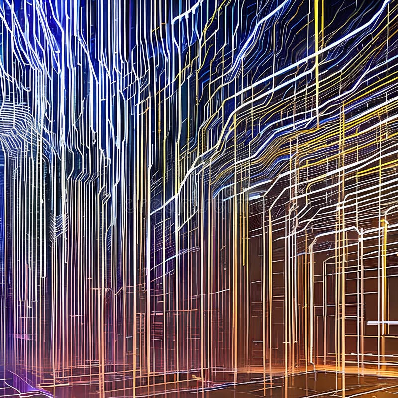 1188 Digital Data Flow: a Futuristic and High-tech Background Featuring ...