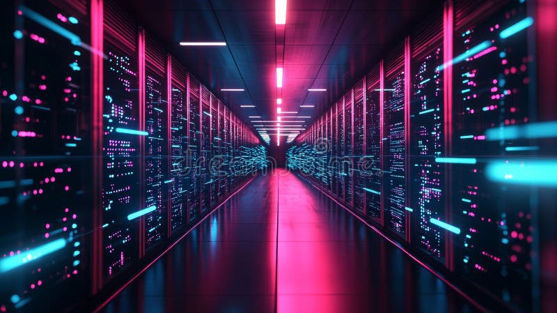 Data Flow Financial Charts Futuristic Digital Display Stock Photos ...