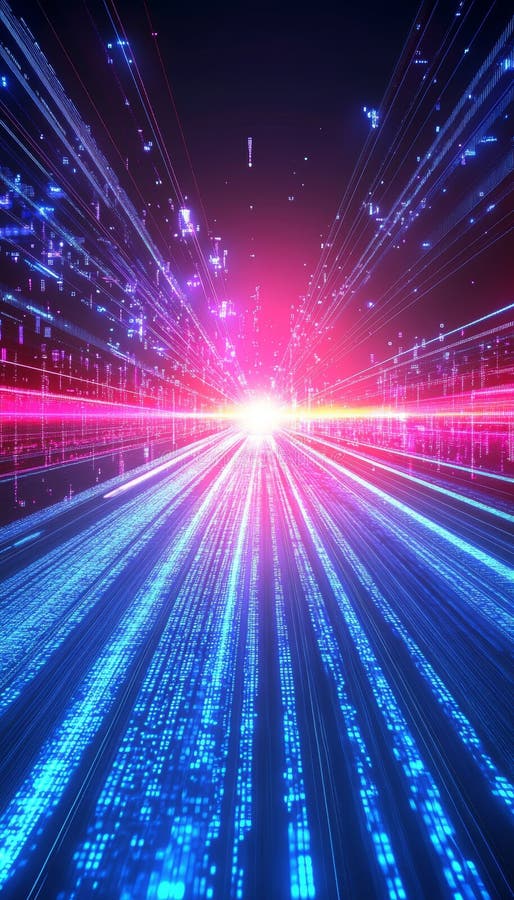 Digital Data Flow on Highway Fast Speed Transfer and Digital ...