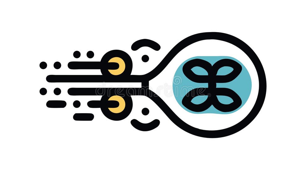 Digital Data Flow Infinity Vector, Continuous Information Processing, Tech Loop, Vector Design ...