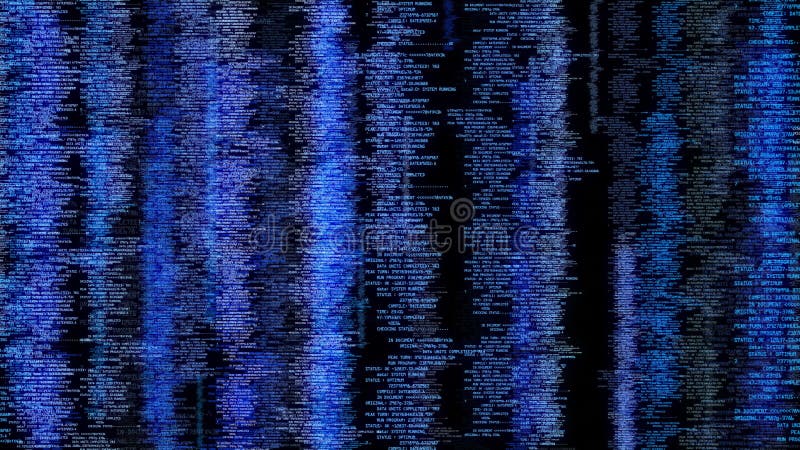 Digital Computer Code Data Matrix 4k Stock Video - Video of matrix ...