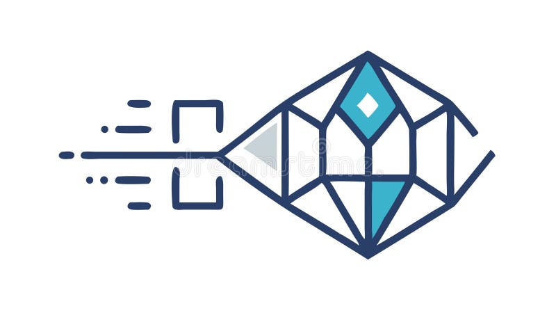 Digital Data Gateway Icon, Information Access Point, Secure Portal ...