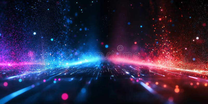 Digital Data Highway stock illustration. Illustration of transmission ...