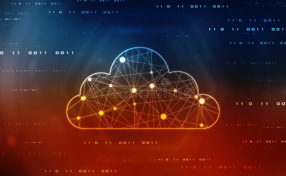 Digital Data Network Connection Background, Internet Data Storage, Data CloudCloud Computing ...