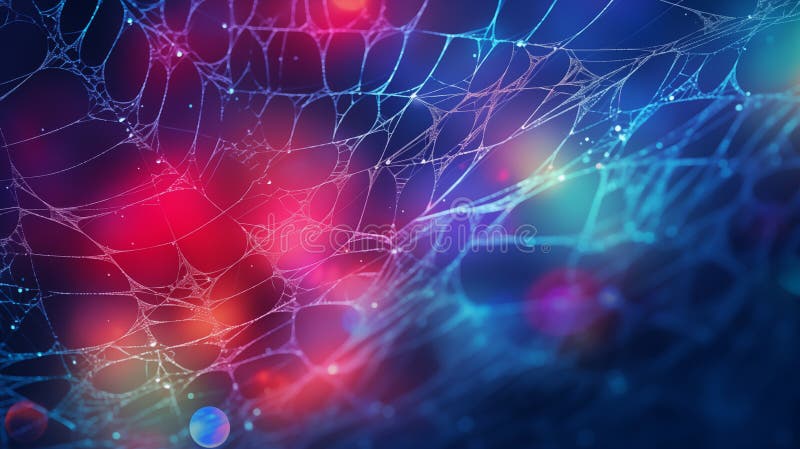 Digital Data PC Computer Spider Web Abstract Background Stock Photo ...