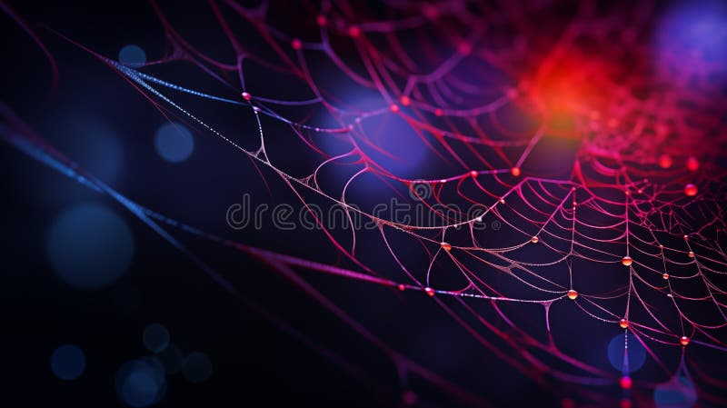 Digital Data PC Computer Spider Web Abstract Background Stock Photo ...
