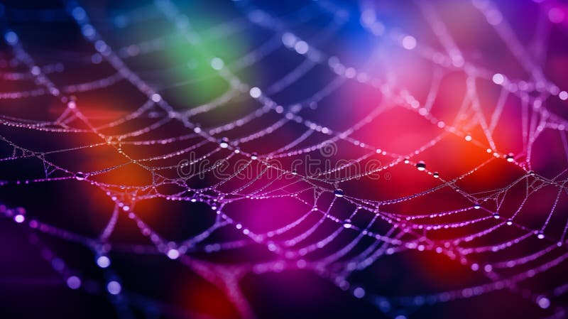 Digital Data PC Computer Spider Web Abstract Background Stock Image ...
