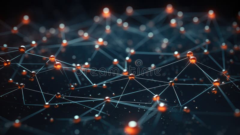 Digital Data Sorting Network Stock Illustration Illustration Of