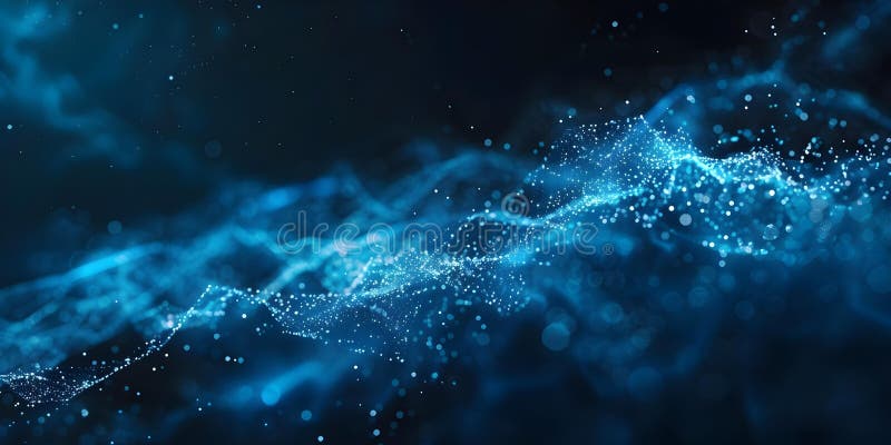 A Digital Data Stream Background Representing Global Internet Communication and Cloudbased Stock ...