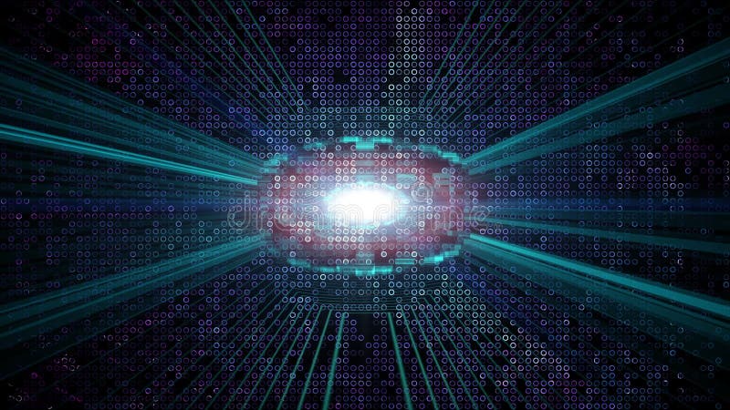 Binary Code Background. Cloud Computing, IOT and Artificial Intelligence AI Concept Stock Video ...