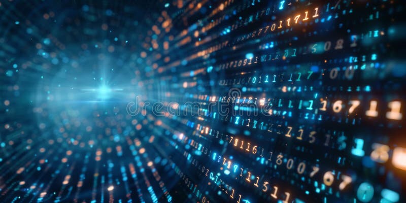 Digital Code Background Combines Analytics And Technology Creating A