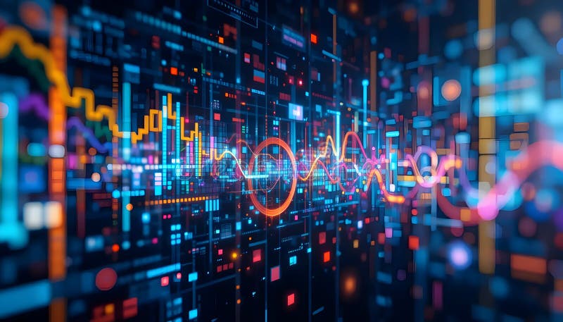 Digital Data Streams Showing Fluctuations and Complex Electronic ...