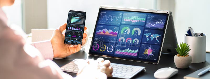 Digital Data Technology stock photo. Image of banner - 244556706