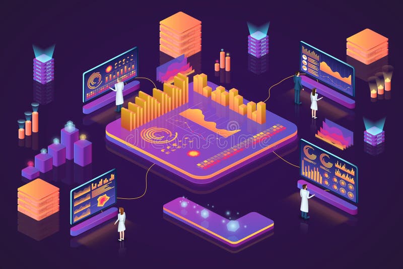 Infographics Chart Set. Charts Result Graphs Icons Statistics Financial ...