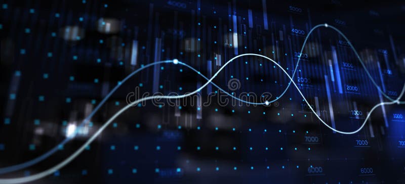 Digital Data Trends and Financial Analytics Illustrated with Dynamic ...