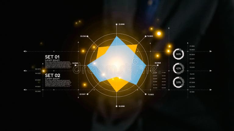 Digital Data Visualization with Geometric Shapes and Circular Graphs ...