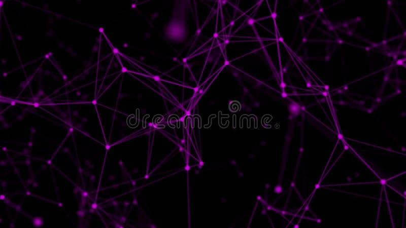 Digital Data Visualization. Vector Illustration. Plexus Fantasy ...