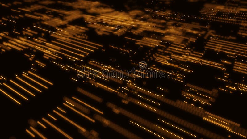 Digital Database Cyberspace Decoding Algorithms Hacked Software Cyber Security With Moving