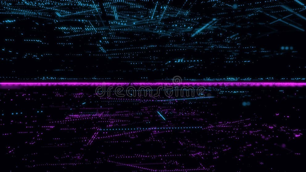 Digital Database Cyberspace. Decoding Algorithms Hacked Software. Cyber ...