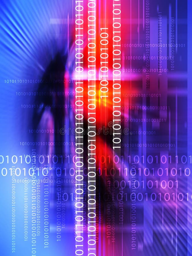 Digital-Daten- Und Connections-Struktur Belichteter Blockchain-Form Auf ...