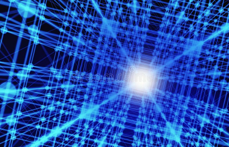 Digital-Daten- Und Connections-Dreiecklinien Und -bereiche I Stock ...