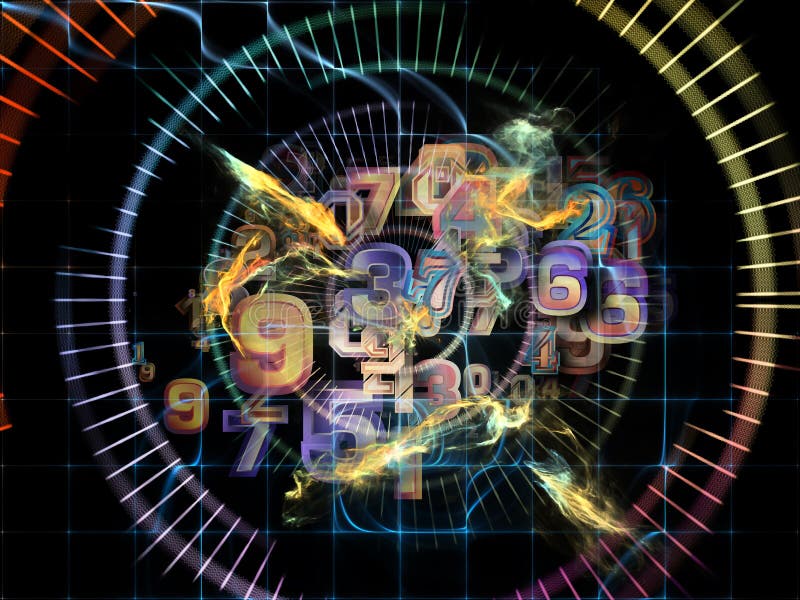 Digital-Daten-Wolke stock abbildung. Illustration von arithmetik - 48168210