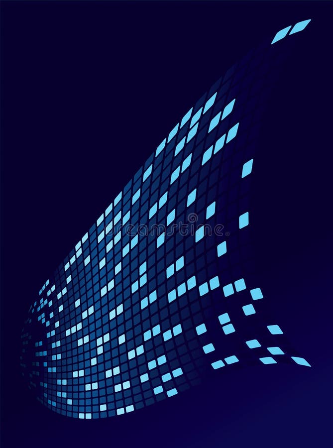 Digital-Datenstrom vektor abbildung. Illustration von kommunikationen ...