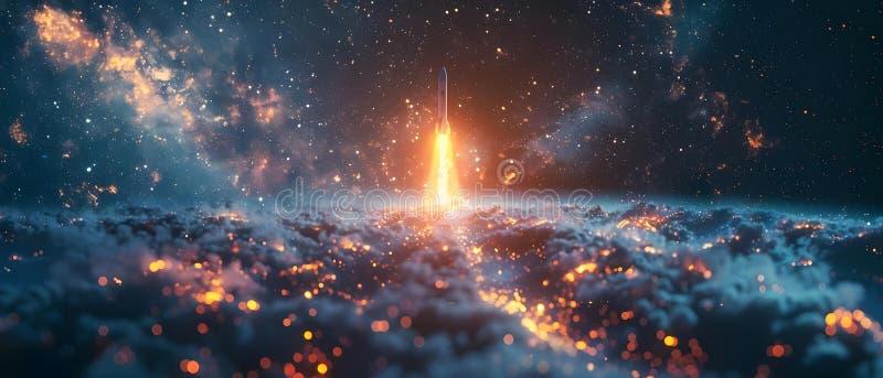 Concept Technology Trends, Digital Innovation, Digital Dawn Launching ...