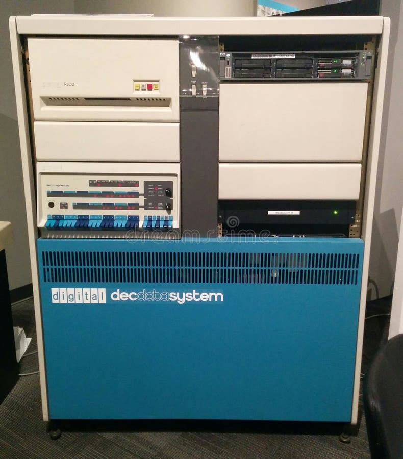 Vintage Computer at Robot and Makers Show Editorial Stock Image - Image ...