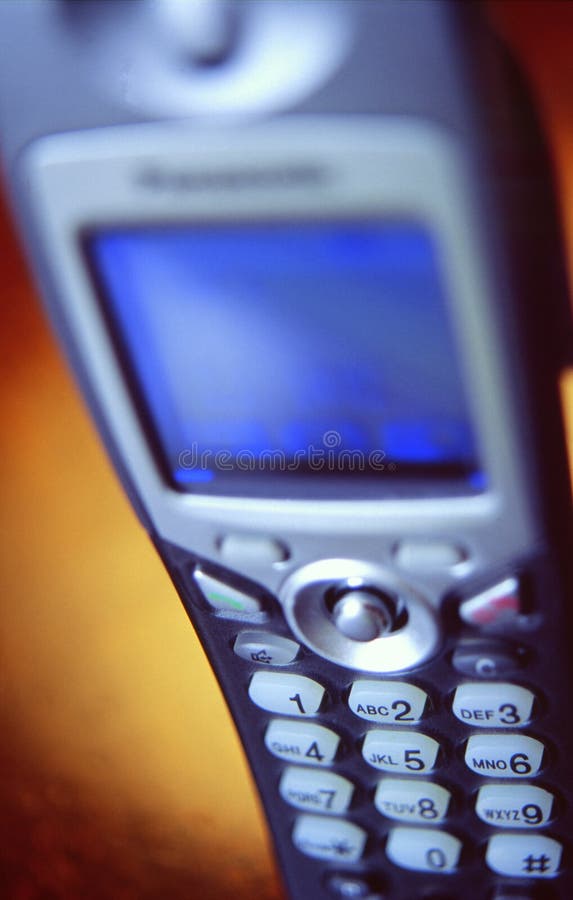 Digital dect telephone stock image. Image of telecommunications - 405135
