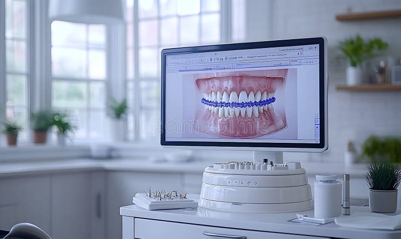 AI-Generated Dental Implant Design Stock Illustration - Illustration of ...