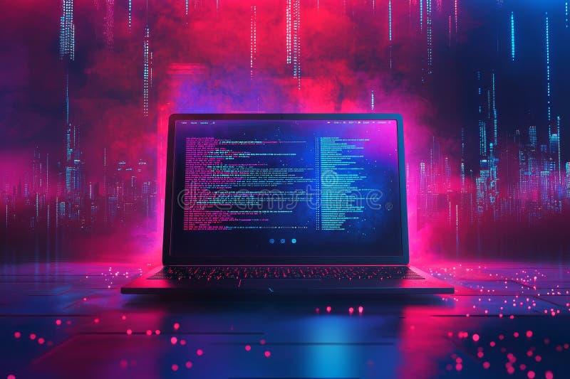 A Digital Depiction of Cloud Computing, Complete with Icons and Data on ...