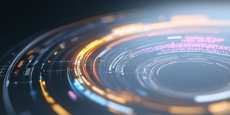 Digital Design Abstract Patterns Vibrant, Futuristic Visualization Data Motion. Colorful ...