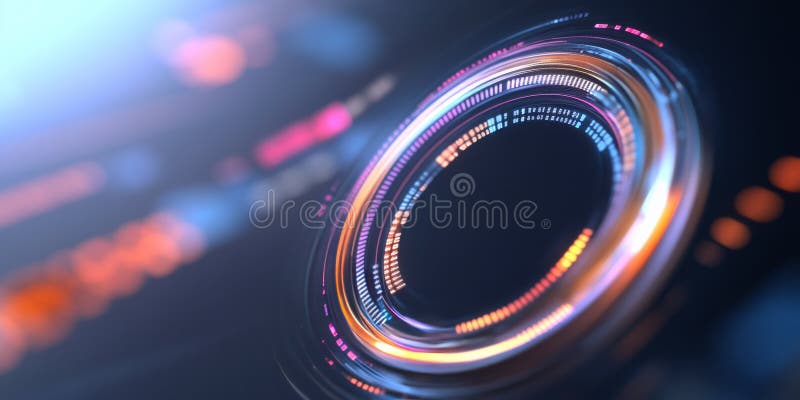 Digital Design Abstract Patterns Vibrant, Futuristic Visualization Data ...