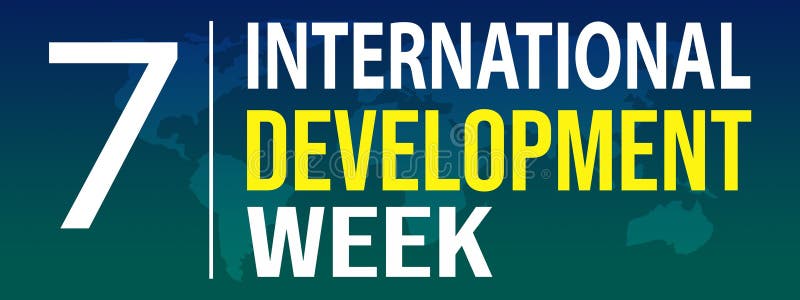 Digital Design of the International Development Week Logo, Featuring a ...