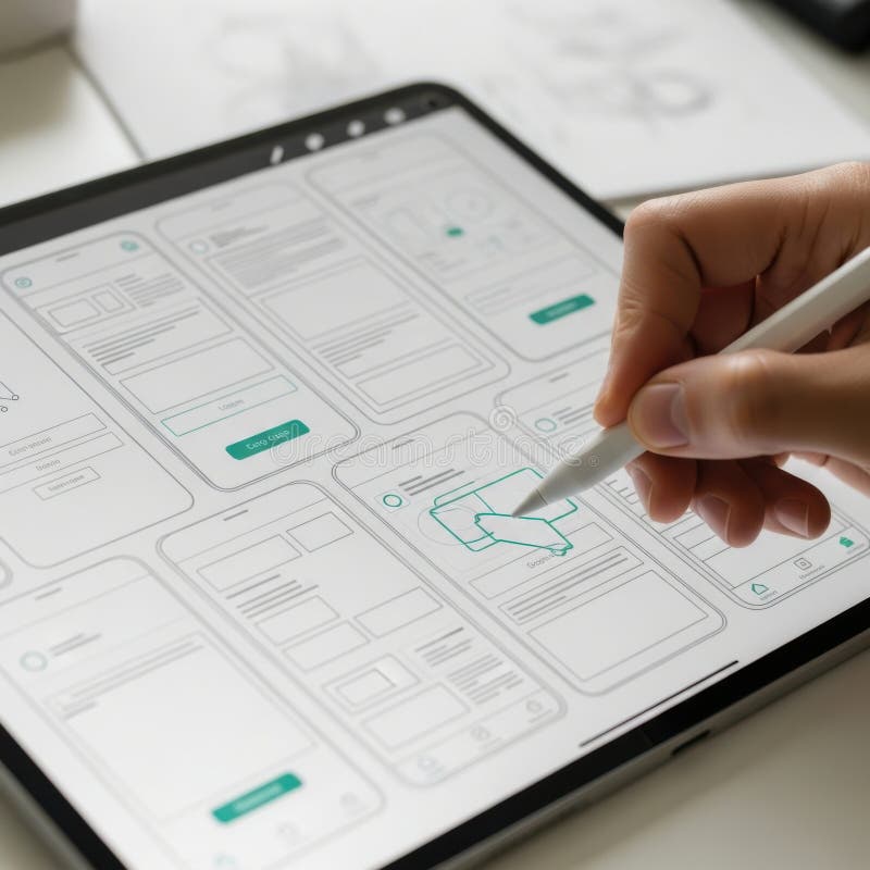 Wireframeinterface Stock Illustrations – 1 Wireframeinterface Stock ...