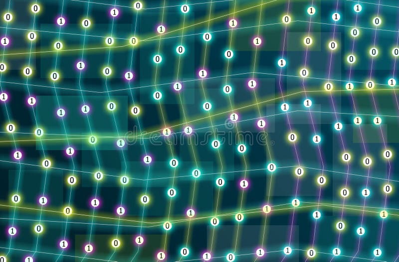 Digital Design, Technology Futuristic Concept, Data Flow Stock ...