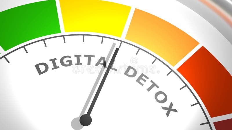 Digital Detox Concept Animation. Addiction of Devices Stock Footage ...