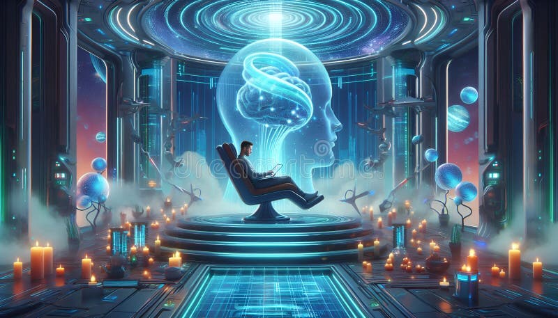 Digital Detox, Image is Generated Using AI Stock Image - Image of clean ...