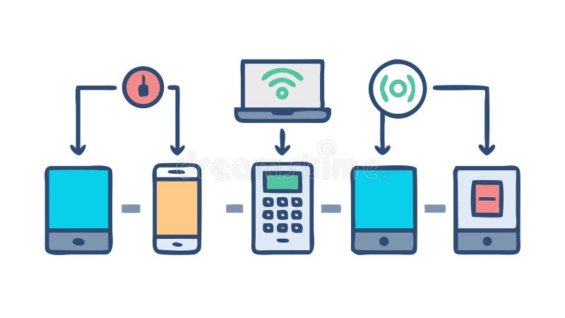 Digital Device Connectivity Flowchart, Seamless Network Ecosystem ...