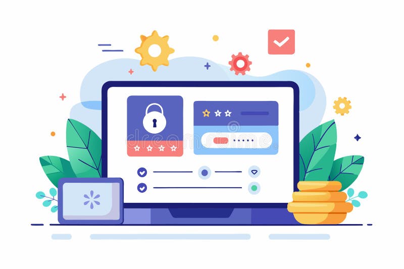 Password Reset Interface Stock Illustrations – 316 Password Reset Interface Stock Illustrations ...