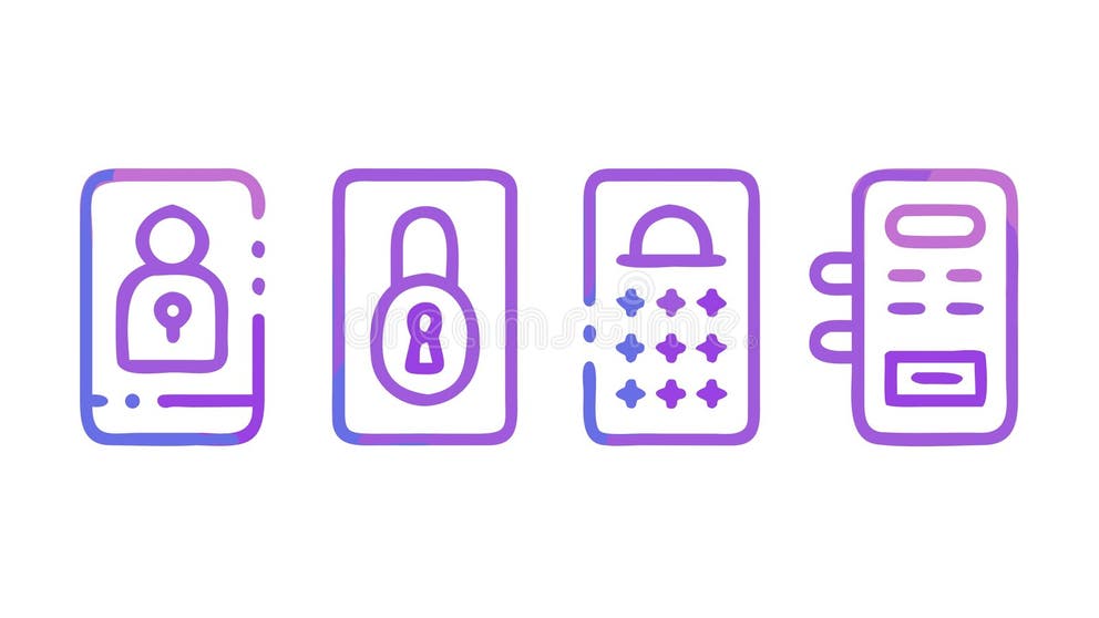 Digital Security Access Design Vector Stock Illustrations – 47,623 ...