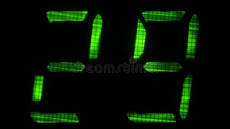 Digital Direct Reading Timer with 60 Seconds Interval, the Red Numbers ...