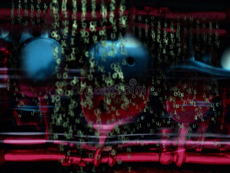 Digital Disaster stock illustration. Illustration of motion - 284699