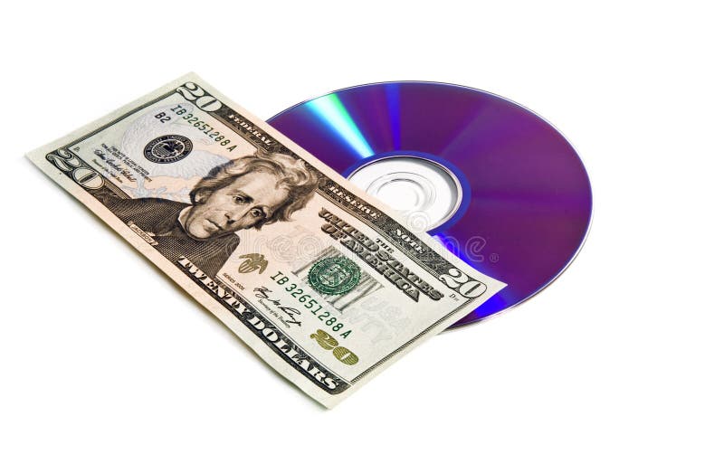 Printed compact disc stock photo. Image of currency, america - 2247984