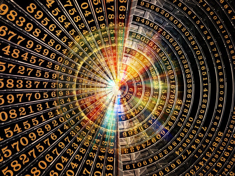 Reality of World of Numbers Stock Illustration - Illustration of ...