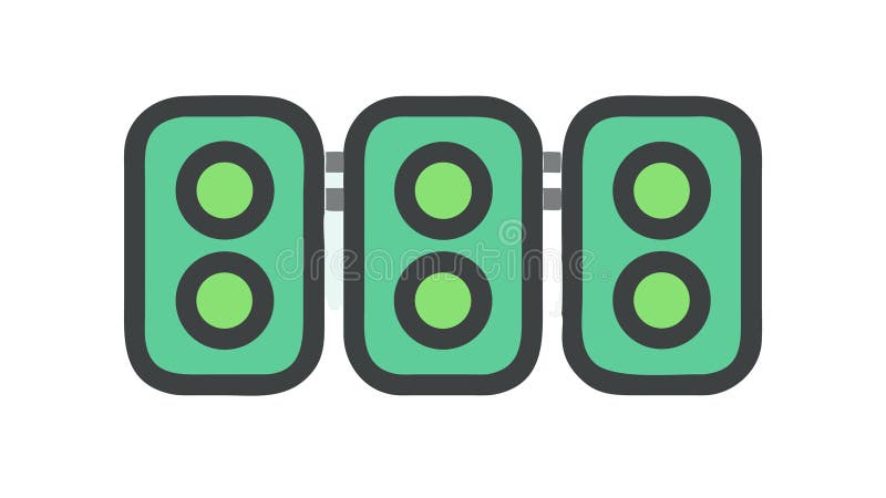 Digital Display Board, Scoreboard or Timer Element, Vector Design ...