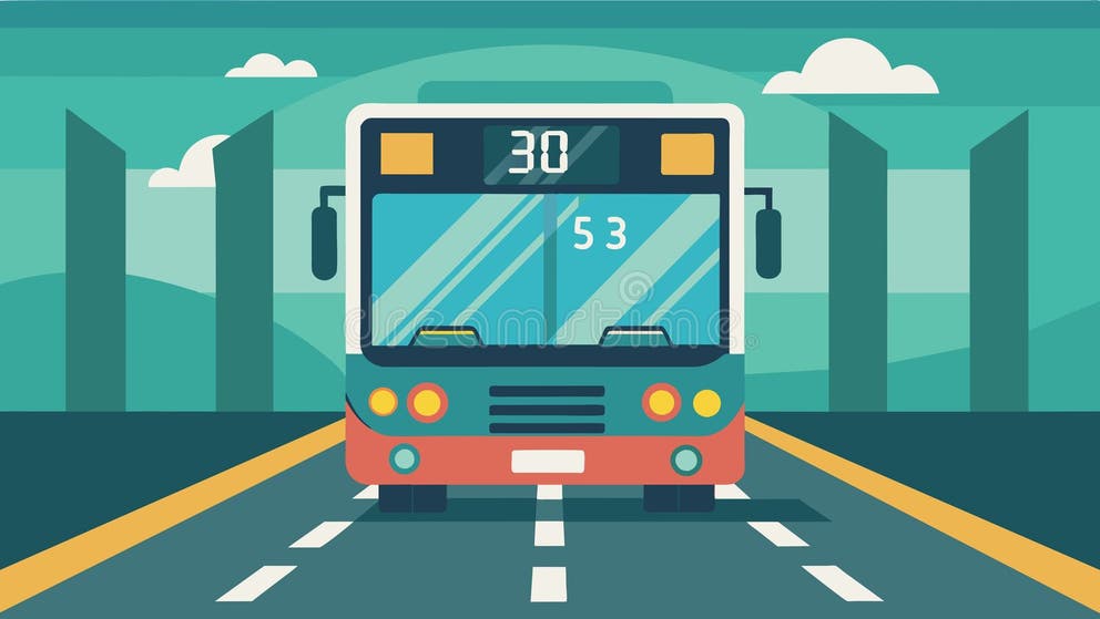 Time Bus Arrival Information Stock Illustrations – 66 Time Bus Arrival ...