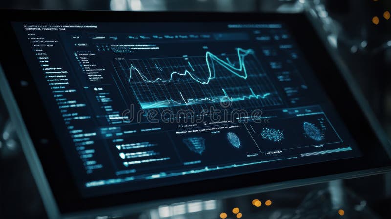 A Digital Display Presents a Comprehensive Patient Dossier Featuring ...